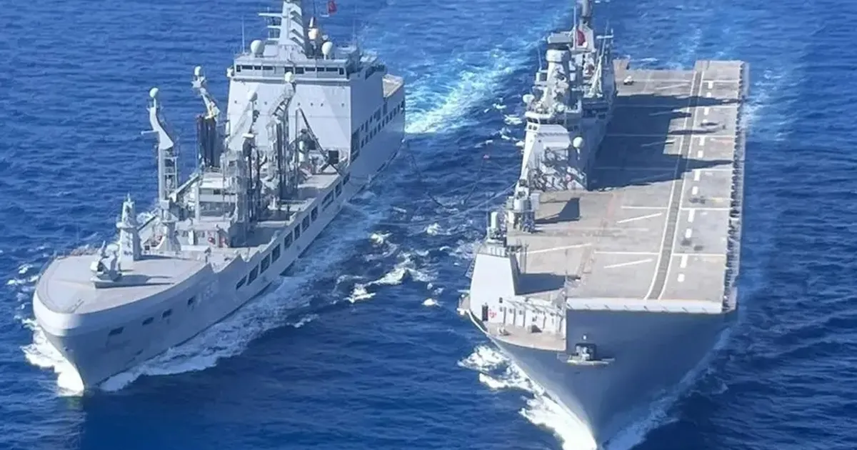 TCG Derya’dan dev güç gösterisi: 200 metrelik yerli platform dikkat ...